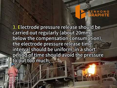 How to control the pressure release and consumption of electrodes #eaf #graphite