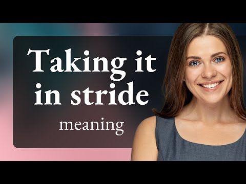 Mastering the Art of Resilience: Understanding "Taking it in Stride"