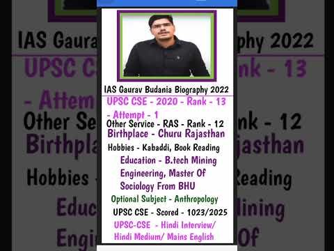 Boys Power 🔥 || RAS Officer Become An IAS Officer 🔥 || Power Of IAS Gaurav Budania 🔥🇮🇳