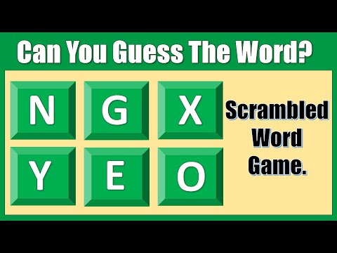 Scrambled Word Game 15 | Improve Your Vocab Skill? | scrambledwordgames