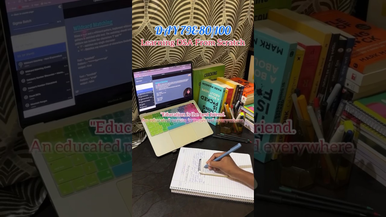 Day 80/100📍Learning DSA in Java from Scratch | #100daysofcode #coding #studywithme #dsa #viral