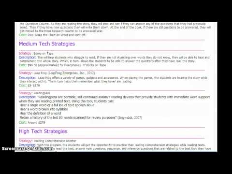 Low, Mid, High Tech Strategies