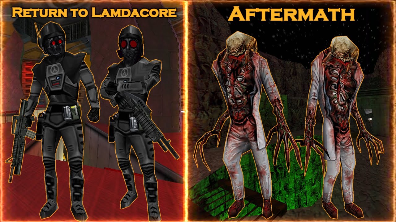 [Short Half Life Maps - Return To Lambda Core and Aftermath] Mod Full Walkthrough