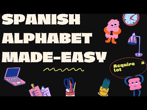 Spanish Alphabet (WITH SOUNDS) how to pronounce each letter in Spanish for beginners.