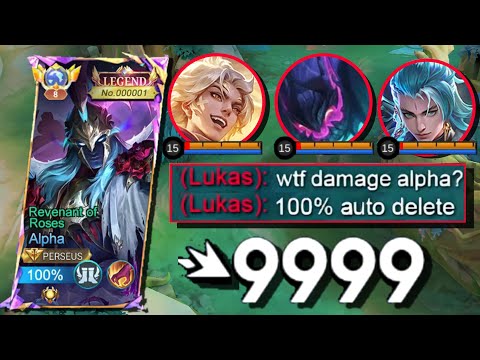 ALPHA BEST META DESTROYER BUILD FOR ONE SHOT!!🔥 (100% BROKEN!) - ALPHA BEST BUILD 2025! - MUST TRY