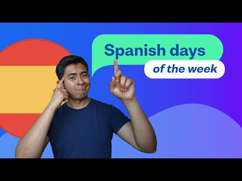 Spanish Days of the Week