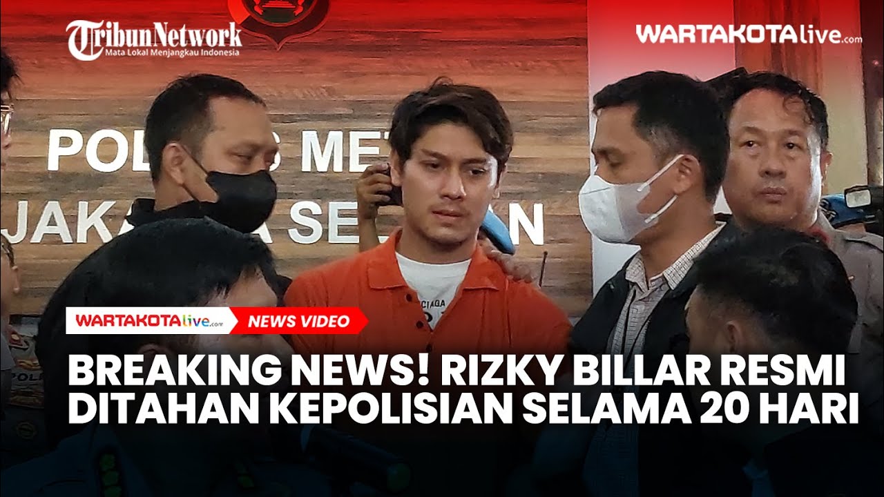 Rizky Billar Resmi Ditahan Kepolisian Selama 20 Hari