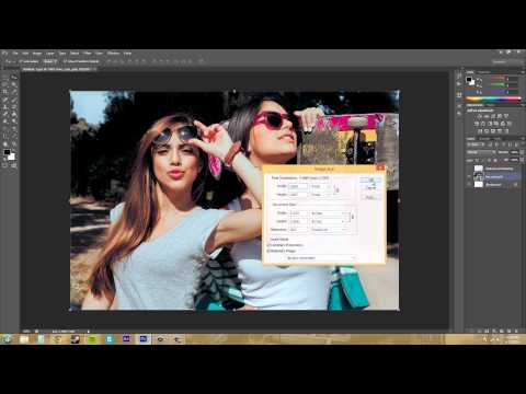 Photoshop CS6 Tutorial - 12 - Adjusting Image and Canvas Size