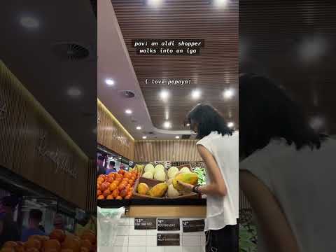 pov: an aldi shopper (me) has to buy overpriced groceries from an iga