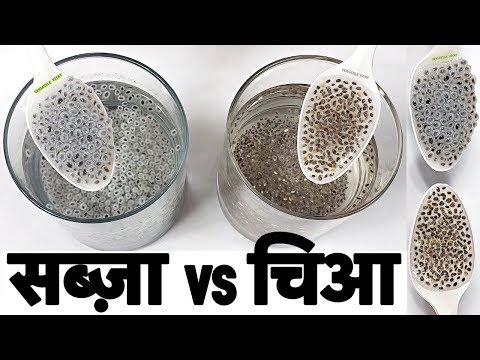 Chia Vs Basil Seeds For Weight Loss | Basil Vs Chia Seeds | Sabja Vs Chia seeds