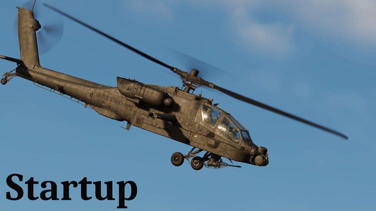 DCS AH-64D Startup