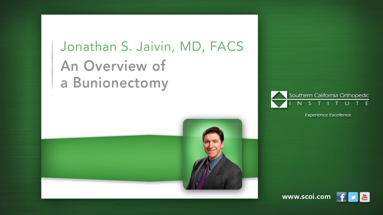 An Overview of a Bunionectomy