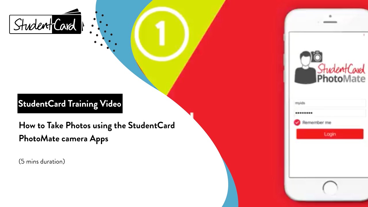 StudentCard ID Partners Training Video - How to use the StudentCard Photomate App