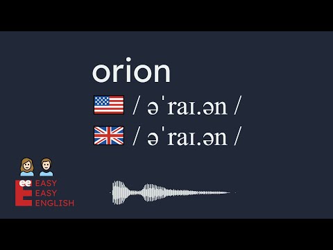 How to pronounce Orion? US English UK English IPA Audio Waveform 👩👨 How to say Orion correctly?