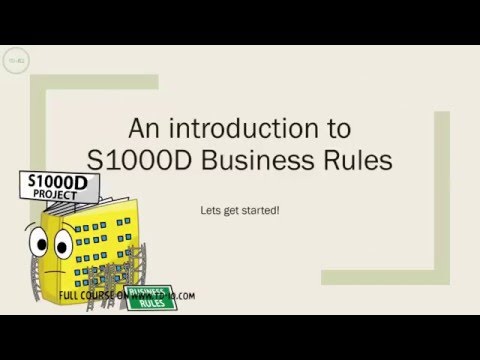 An Introduction to S1000D Business Rules