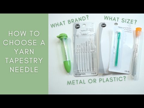 How to Choose a Yarn Tapestry ( Darning ) Needle | Sizes, Brands & Prices | Knitting House Square