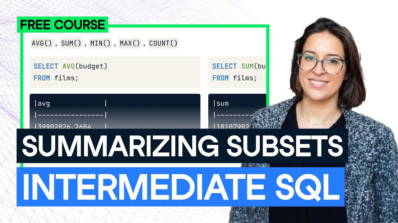 SQL Data Filtering: Using WHERE and Aggregate Functions