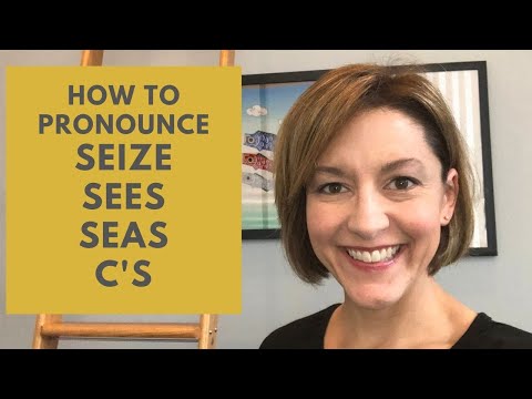 How to Pronounce SEES, SEAS, SEIZE, Cs - American Homophone English Pronunciation Lesson