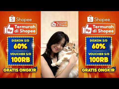 Termurah di Shopee | Diskon s/d 60% & Voucher s/d 100RB!