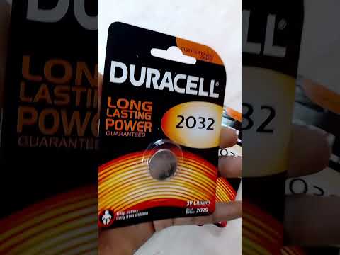 Duracell CR2032 3Volt Lithium Coin Cell Battery || #lithiumbattery #lithiumcoincell #duracellbattery