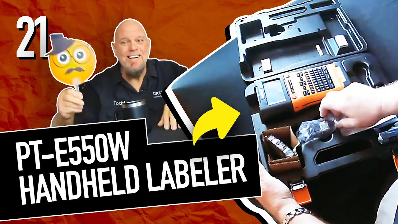 Unboxing and Setting Up the PT-E550W Handheld Labeler | BS with Todd