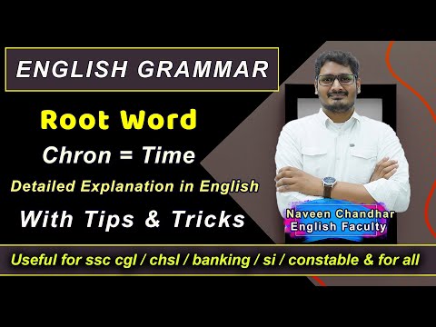 How to Use Root Words in English Vocabulary _ Chron(Time) Root Word in English