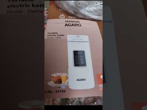 Agaro portable electric kettle #travel #newgadgets