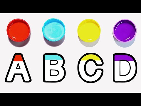 How to draw Alphabet ABC Coloring page for kids – Learn to draw ...