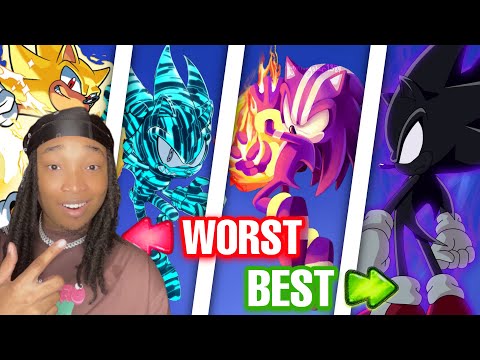 Ranking Every Sonic Transformation (Weakest to Strongest)