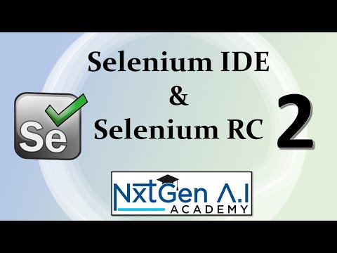 Selenium Tutorials for Beginners - 2. Overview of Selenium IDE and Selenium RC