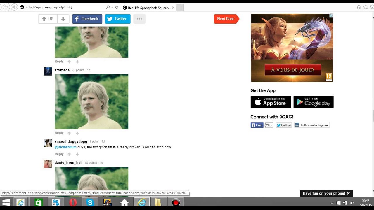 Why I love the 9gag comment section