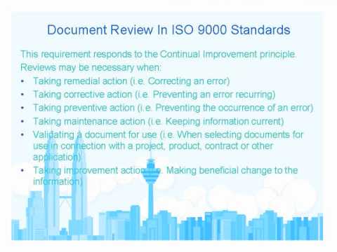 Review In ISO 9000 Standards