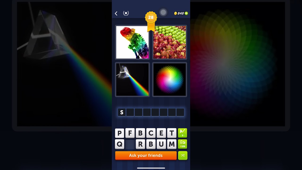 Level #28| 4 pics 1 word