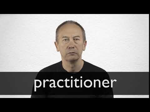 How to pronounce PRACTITIONER in British English