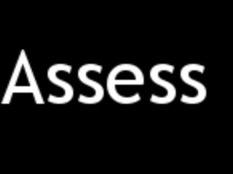How to Pronounce Assess