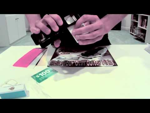 Make your own guitar picks with The Original Pick Punch
