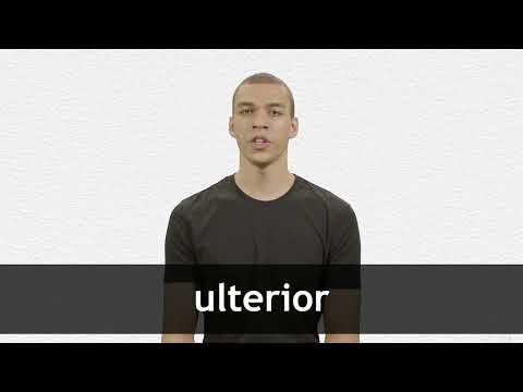 ULTERIOR definition and meaning | Collins English Dictionary