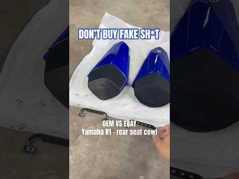 🙂↔️ Rear Seat Cowl - Yamaha R1 (eBay vs OEM) #yamaha #upgrades #yamahaacc #yamahaaccessories