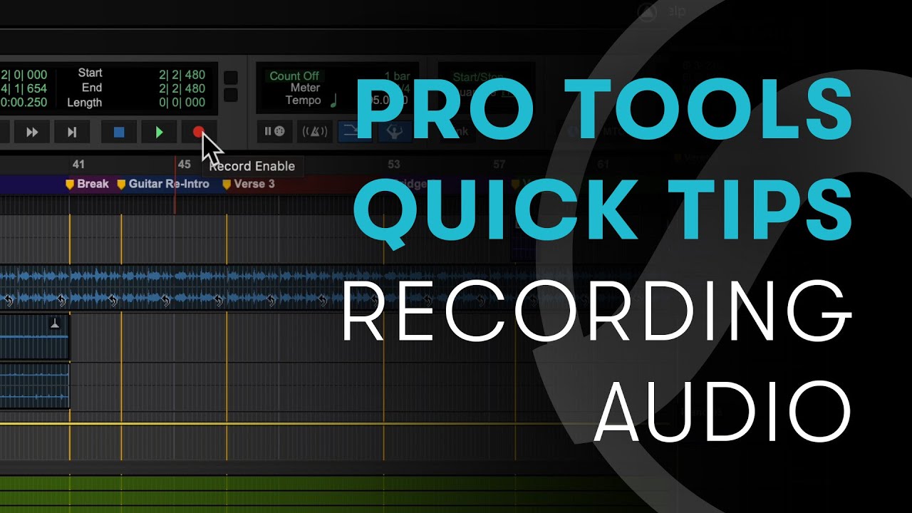Pro Tools Quick Tips: Recording Audio