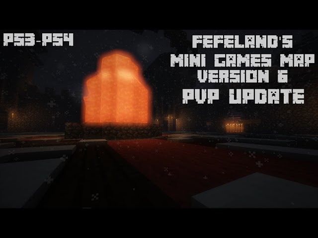 [PS3 & PS4] MINIGAMES MAP! V6.0 + Download Minecraft Map