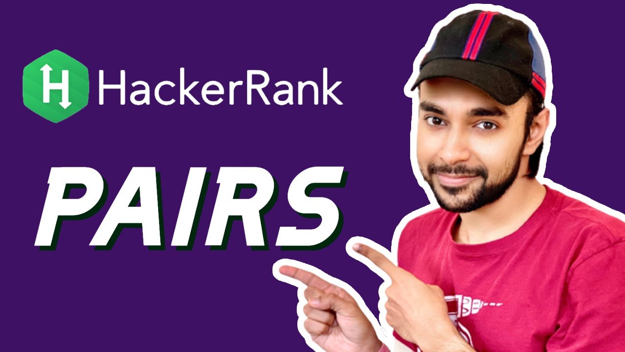 HackerRank - Pairs | Full solution with examples and visuals