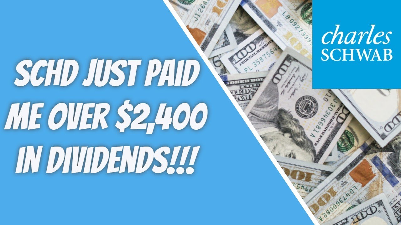 SCHD Just Paid Me OVER $2,400 In Dividends!!!  Dividend AVALANCHE!