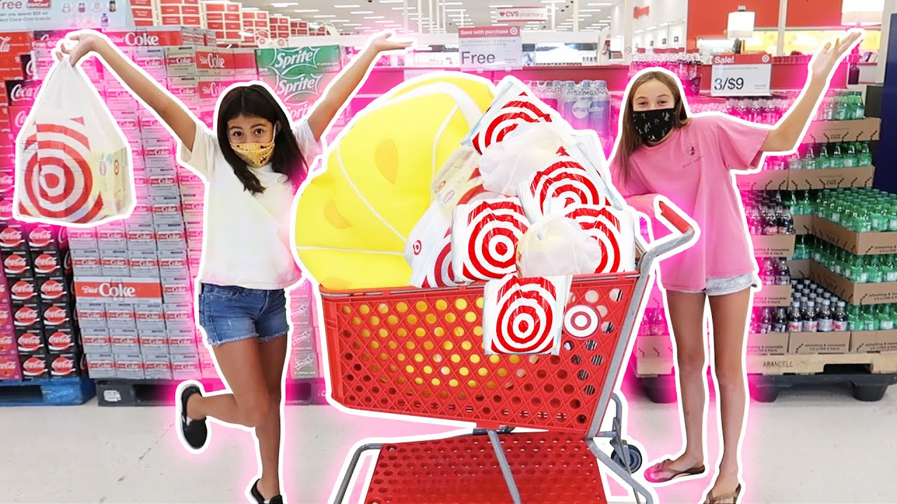No Budget Target Shopping Spree for Brinley and her BFF! Its R Life