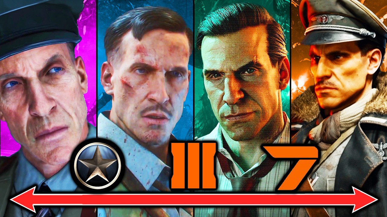 How Evil is Every Version of Dr Edward Richtofen?!! (W@W - BO7)
