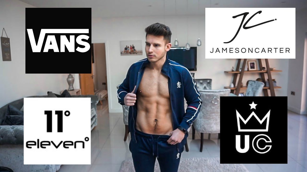 UK STREETWEAR MEN'S CLOTHING HAUL & TRY ON | Urban Celebrity (Gymking, 11 Degree's, Vans)