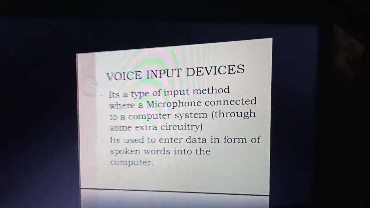 INPUT DEVICES PART 2 BY PATRICIA