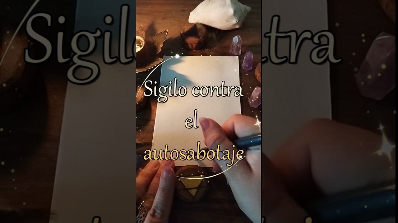 Sigilo contra el Autosabotaje #witchcraft #brujeriatradicional #rituales #wicca