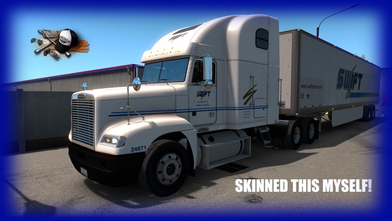 SWIFT Transportation Skin For Freightliner FLD ATS 1.30.x - ATS