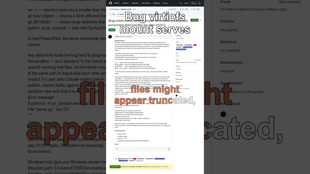 Why Your Code Might Break in a Linux Sandbox (Windows Bug!)