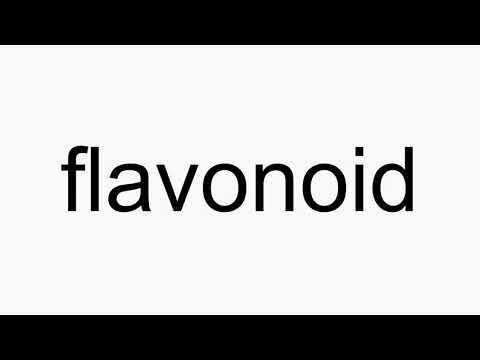 How to pronounce flavonoid